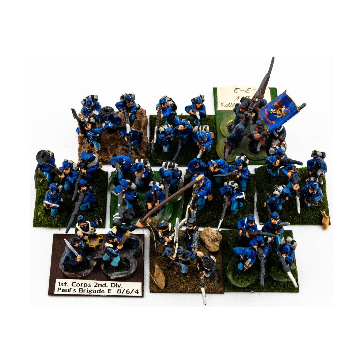 Lot Historical Loose Mini 15mm ACW Union Infantry Collection #46 NM | eBay