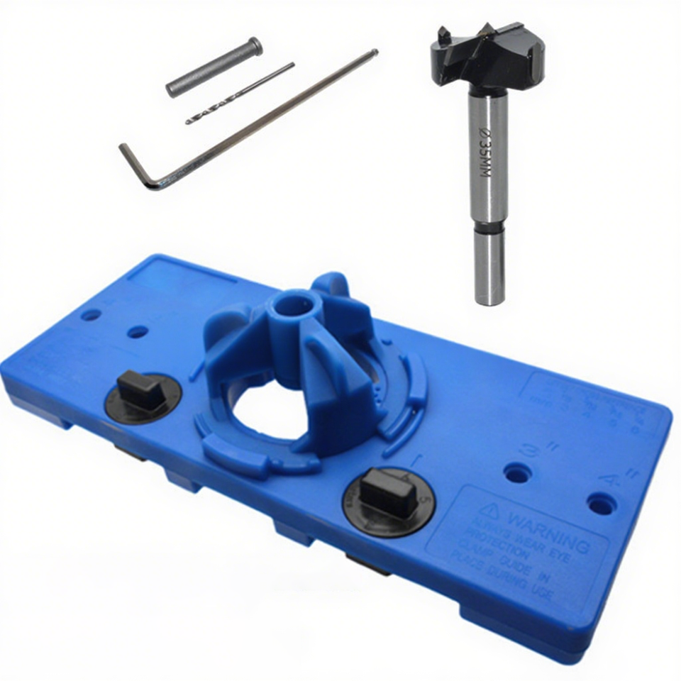 Cup Style Design 35MM Hinge Jig Forstner Bit Wood Cutter Carpenter ...