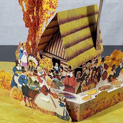 Hallmark Vintage Pop Up Decor First Thanksgiving Fold Up Centerpiece ...