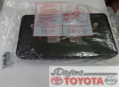 OEM TOYOTA CAMRY FRONT LICENSE PLATE HOLDER 75101-06030 FITS 2015-2017 ...