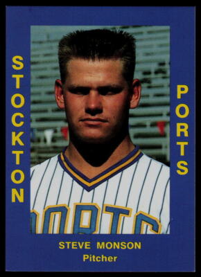 1988 Cal League Steve Monson Stockton Ports | eBay