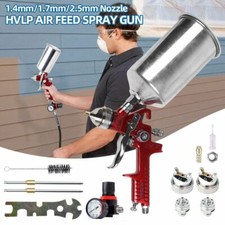 Sharpe Titanium T1 Air Paint Sprayer Spray Gun HVLP 30 PSI 1.3 Tip USA ...