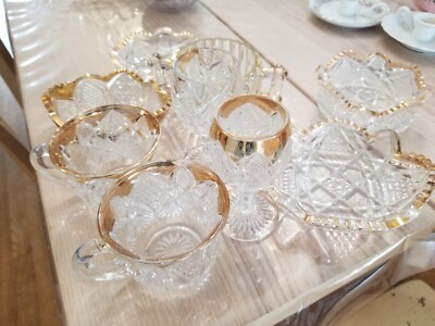 Goofus Glassware 9 pieces! | eBay