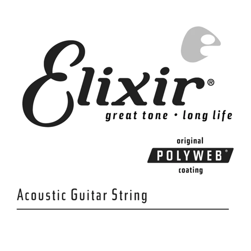 Elixir 13145 Polyweb Single .045 80/20 Bronze | eBay