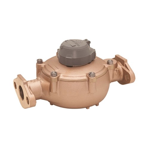 Badger Recordall M120 Water Meter, Bronze, Gallons, Direct Read, 1-1/2 ...