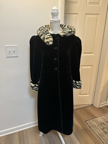 Vintage Maria Dionisiou Tiger Print Coat 1980 | eBay
