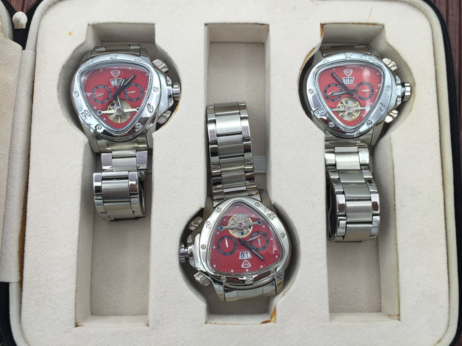Set with 6 watch Minior XXL/British Racing Club defectiv automatic ...