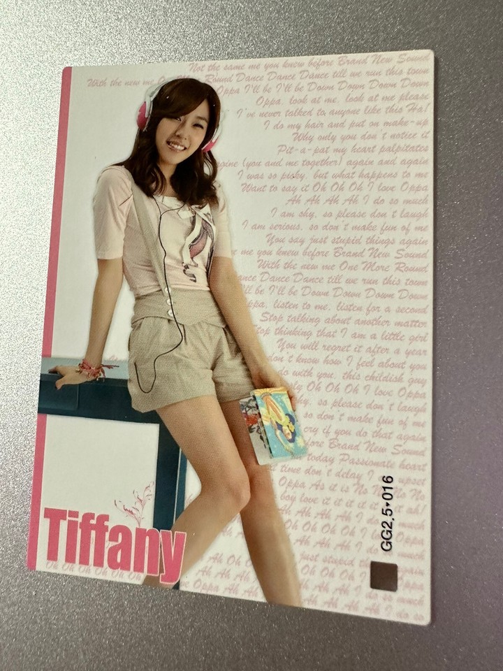 GIRLS GENERATION SNSD RARE OFFICIAL STAR PHOTO CARD MATTE | eBay