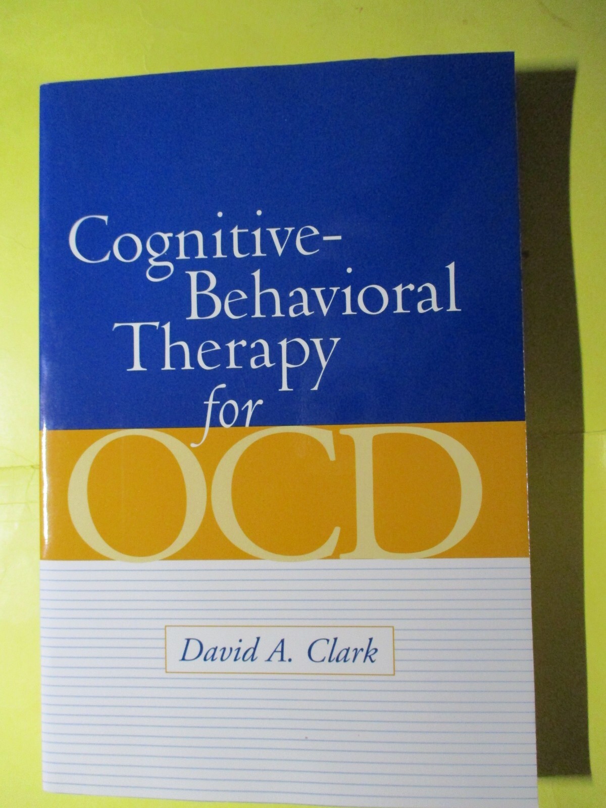 Cognitive Behavioral Therapy For Ocd