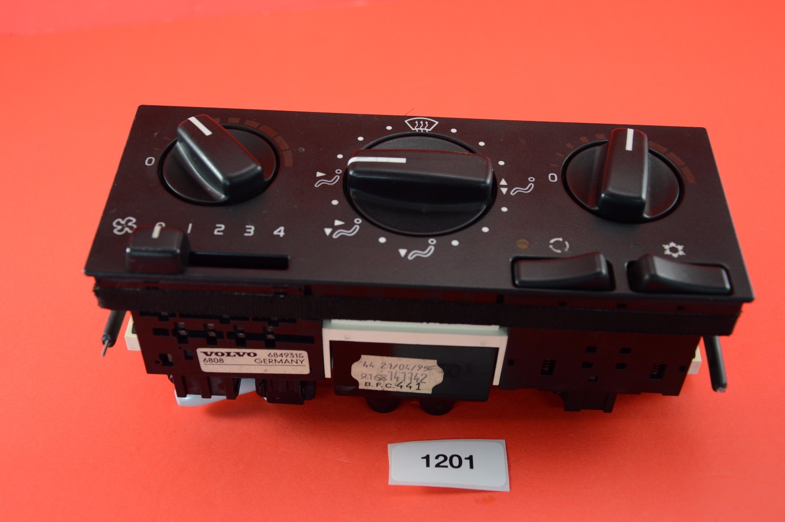 H#3 93-97 VOLVO 850 CLIMATE DUAL AUTO HEATER A/C CONTROL PANEL UNIT ...