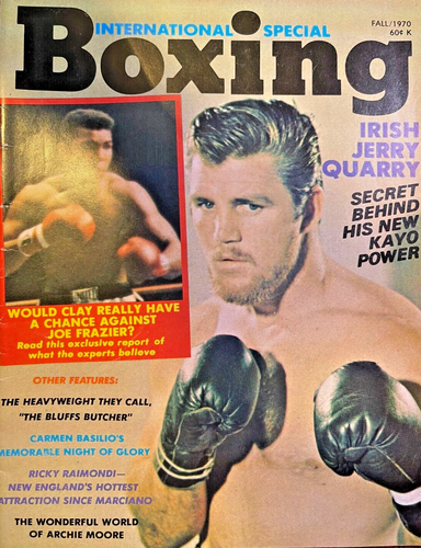 International Boxing Fall 1970 Irish Jerry Quarry Joe Frazier Cassius ...