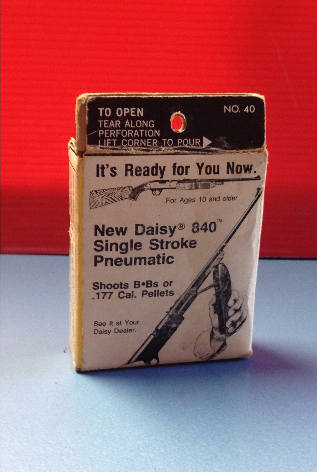 Vintage Daisy Golden Bullseye B-B's Ammo Box #40 1500 Count | eBay