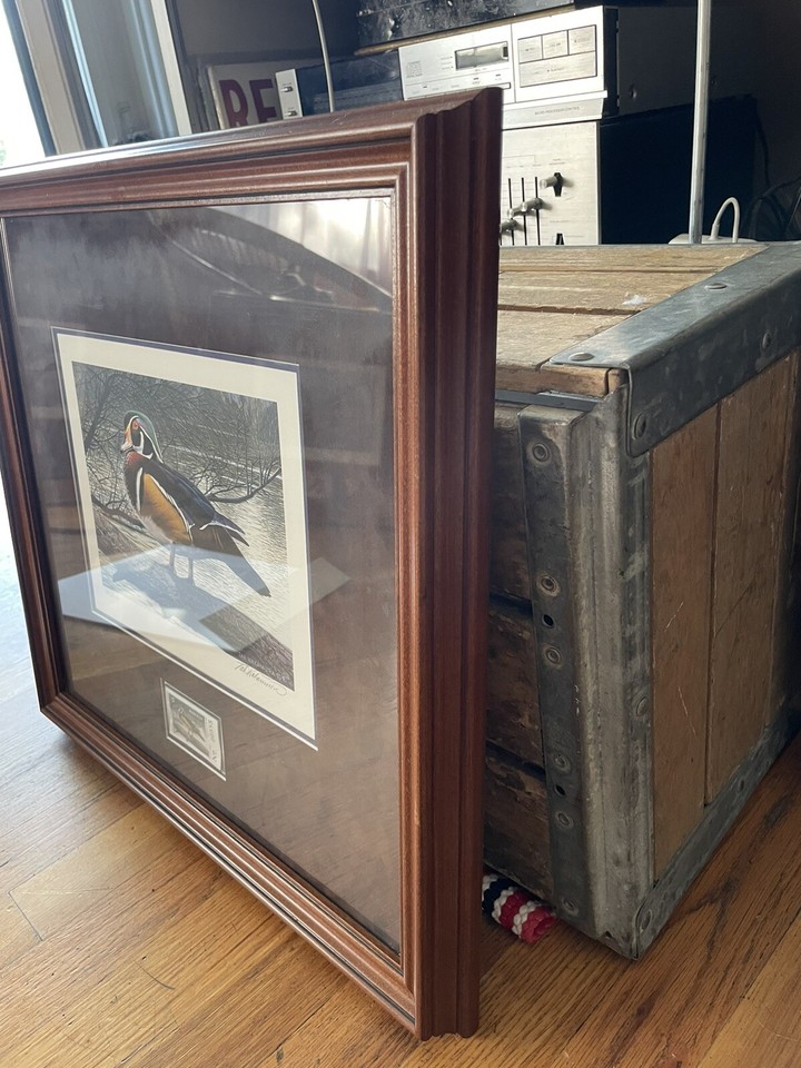 Nevada Duck Stamp & Print Tak Nakamura 1995 Framed Signed Numbered Mint ...