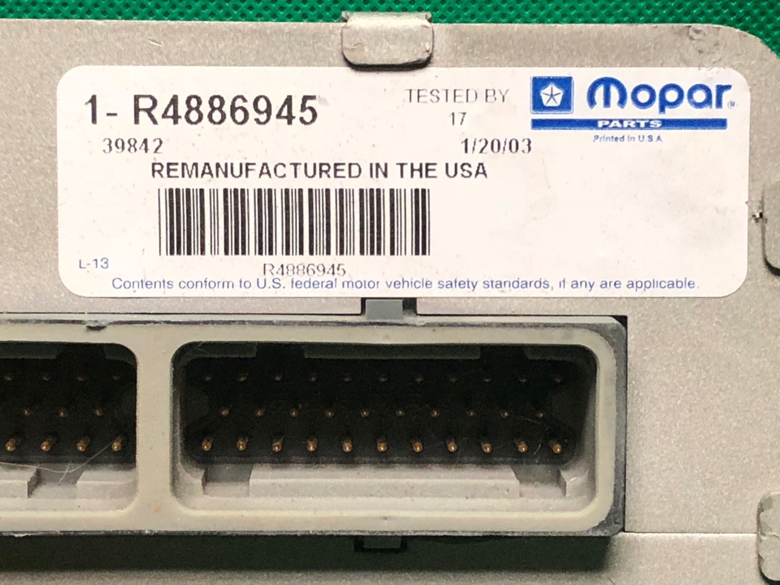 MOPAR REFLASHED PLUG & PLAY 96 GRAND CHEROKEE 4.0L ECM ECU MODULE PCM ...