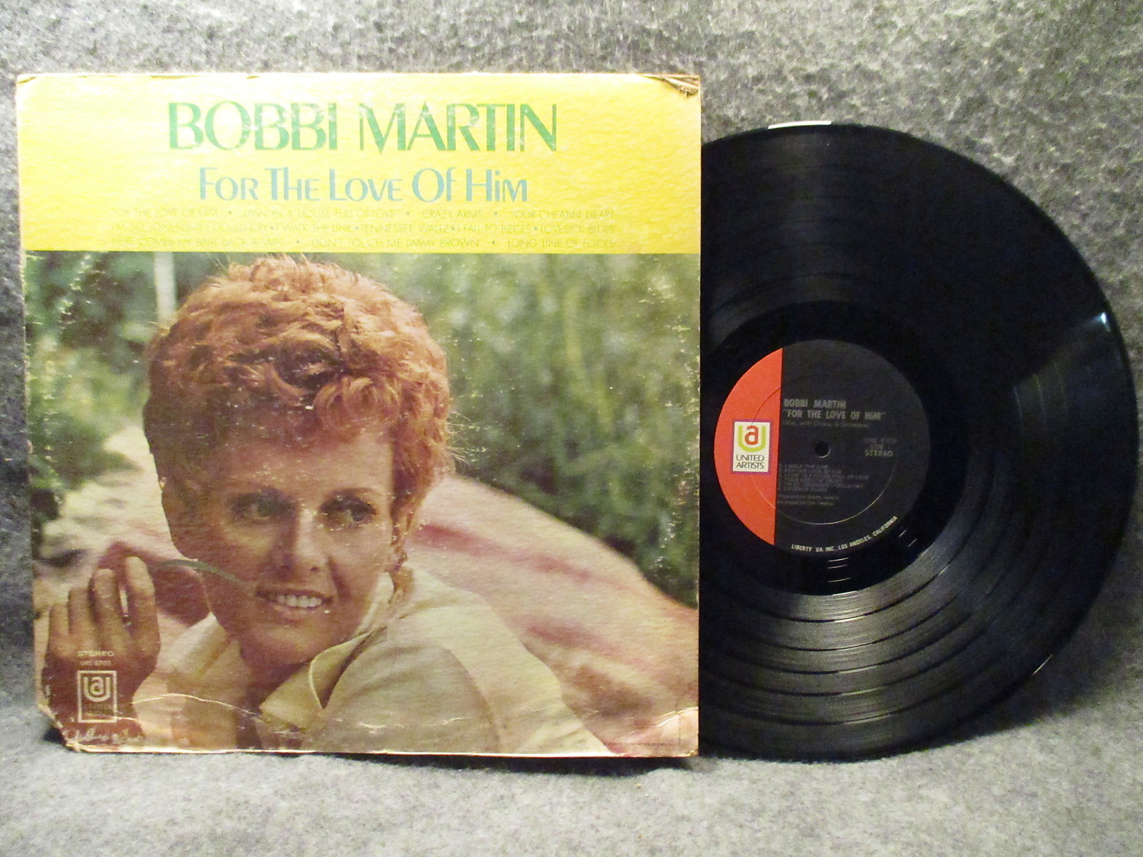 33 RPM LP Record Bobbi Martin For The Love Of Him United Artists UAS ...