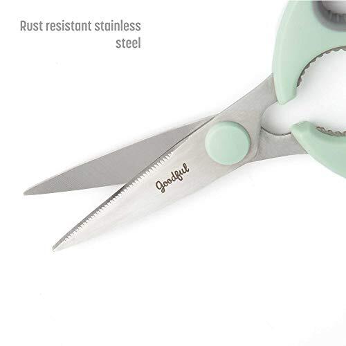 Utility Kitchen Shear and 5-Blade Herb Shear Set, Premium Stainless ...