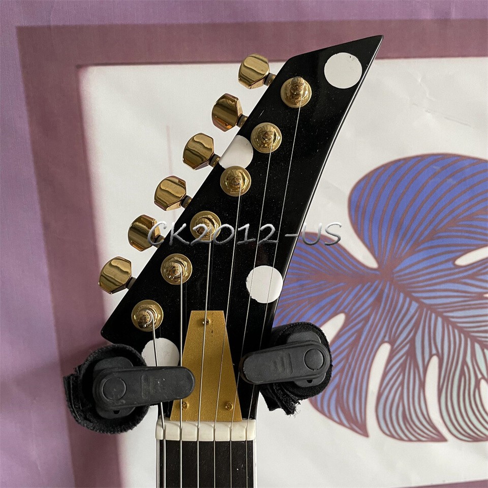 Black&White Polka Dot Fly V Randy Rhoads RR Electric Guitar Tremolo HH ...