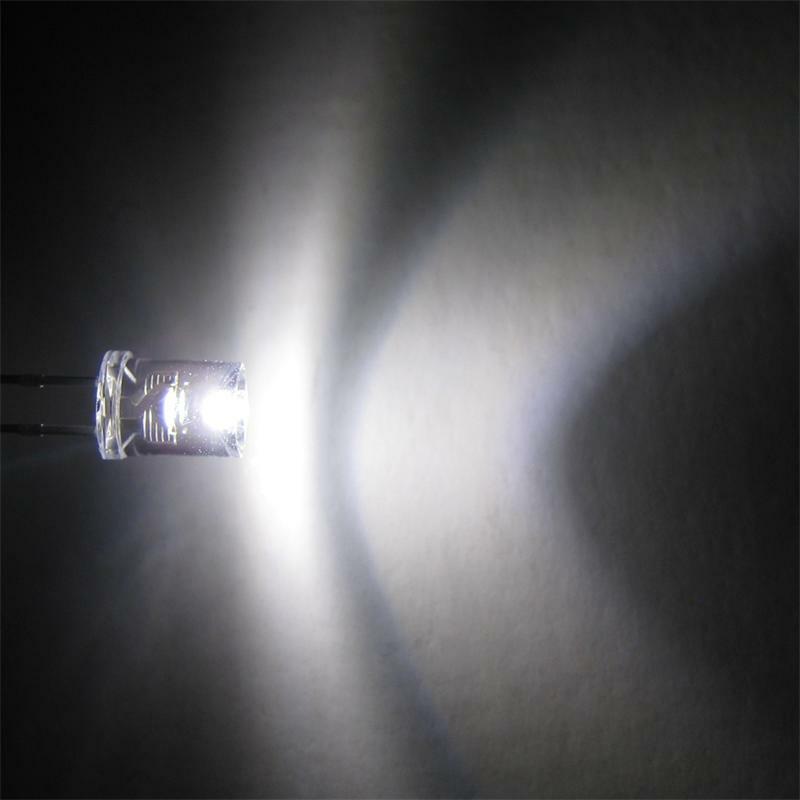 25 x LED 5mm concave warmweiß - konkav LEDs, Leuchtdioden superhell ...