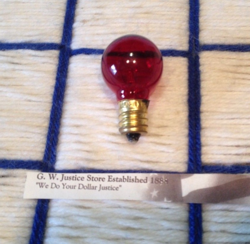 NEW 7w RED C7 round Rudolph the reindeer NOSE frostie santa CHRISTMAS ...