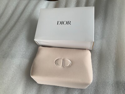 DIOR Makeup Bag Small Cosmetic Case LIGHT PINK | eBay