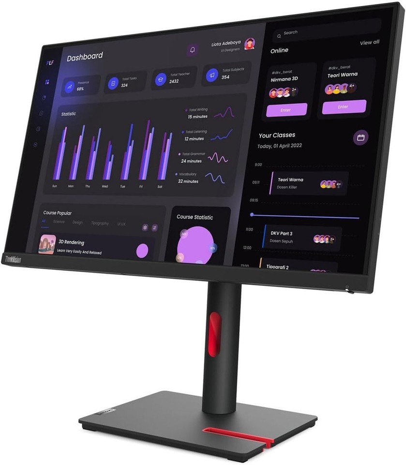 Lenovo ThinkVision T24i-30 23.8 Full HD WLED LCD Monitor - 16:9 | eBay