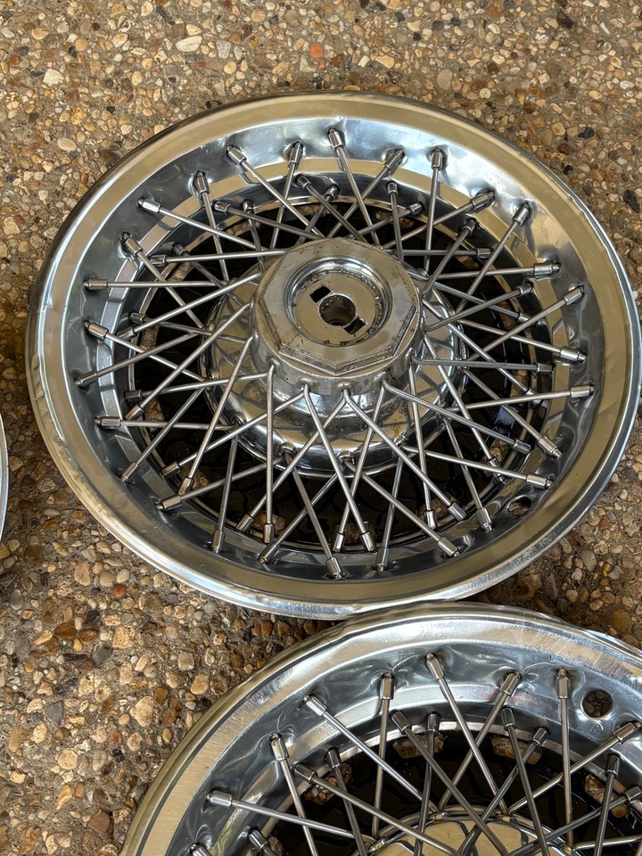 Chevrolet, Buick 14" OEM 70's-80's Wire Spoke Hubcaps | eBay