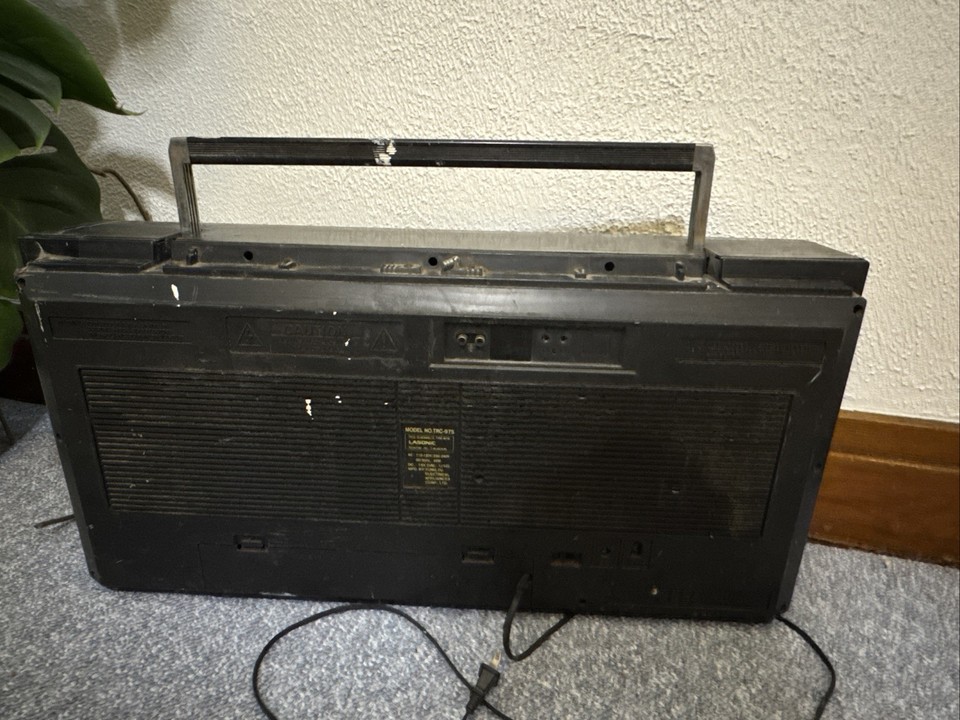 LASONIC TRC-975 Jumbo Boombox 10-Band EQ Ghetto Blaster – Powers On ...