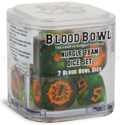 NURGLE TEAM BLOOD BOWL DICE 2017 40K WARHAMMER AGE OF SIGMAR NEW | eBay