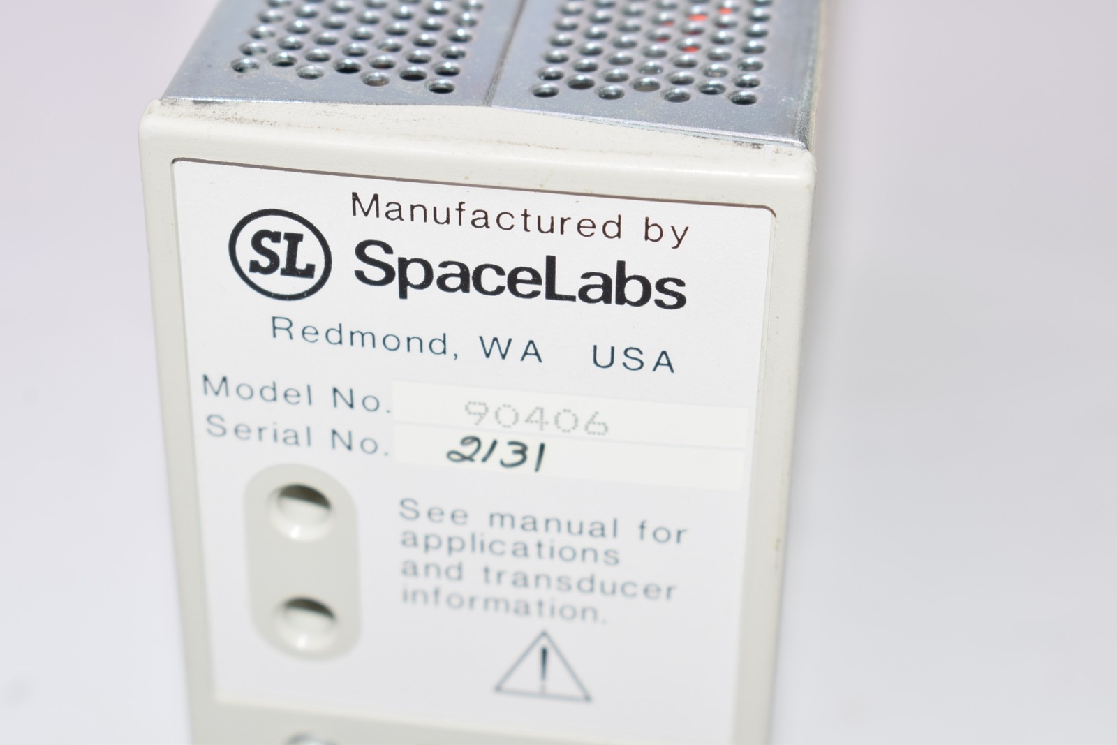 SpaceLabs Inc, Model No. 90406, Patient Monitor Module | eBay