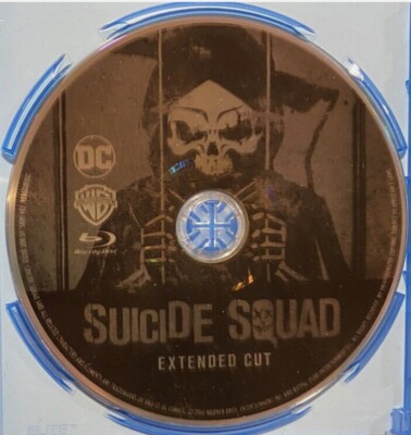 Suicide Squad Extended Cut (Blu-ray DISC ONLY) NO Case/ NO Artwork ...