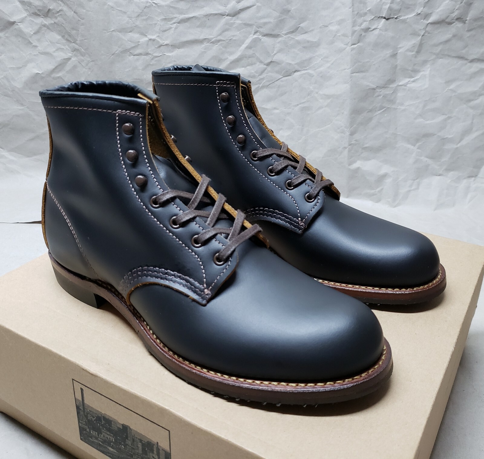Red Wing Klondike "Flatbox" 9060 Beckman Heritage Boots Iron Ranger ...