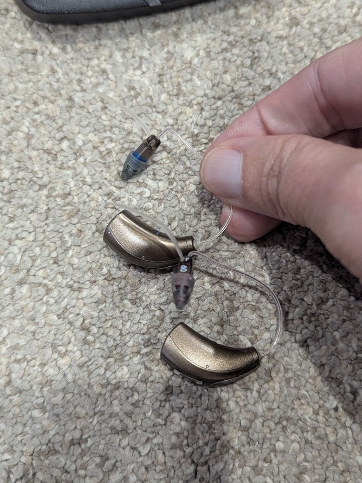 Starkey Evolv AI 1600 RIC R Hearing Aids & Charging Case Rechargeable ...