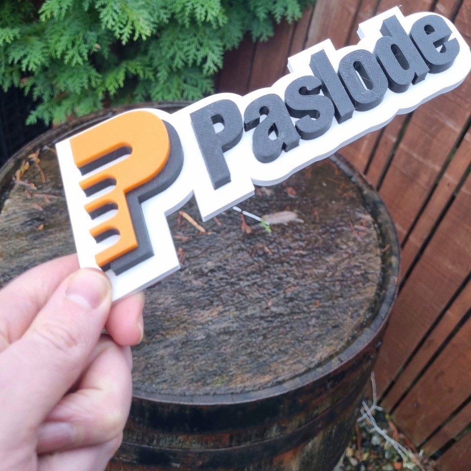 Paslode 3d Printed Sign :: Showcase your Toolset / Pimp Up your Workshop / Van | eBay UK