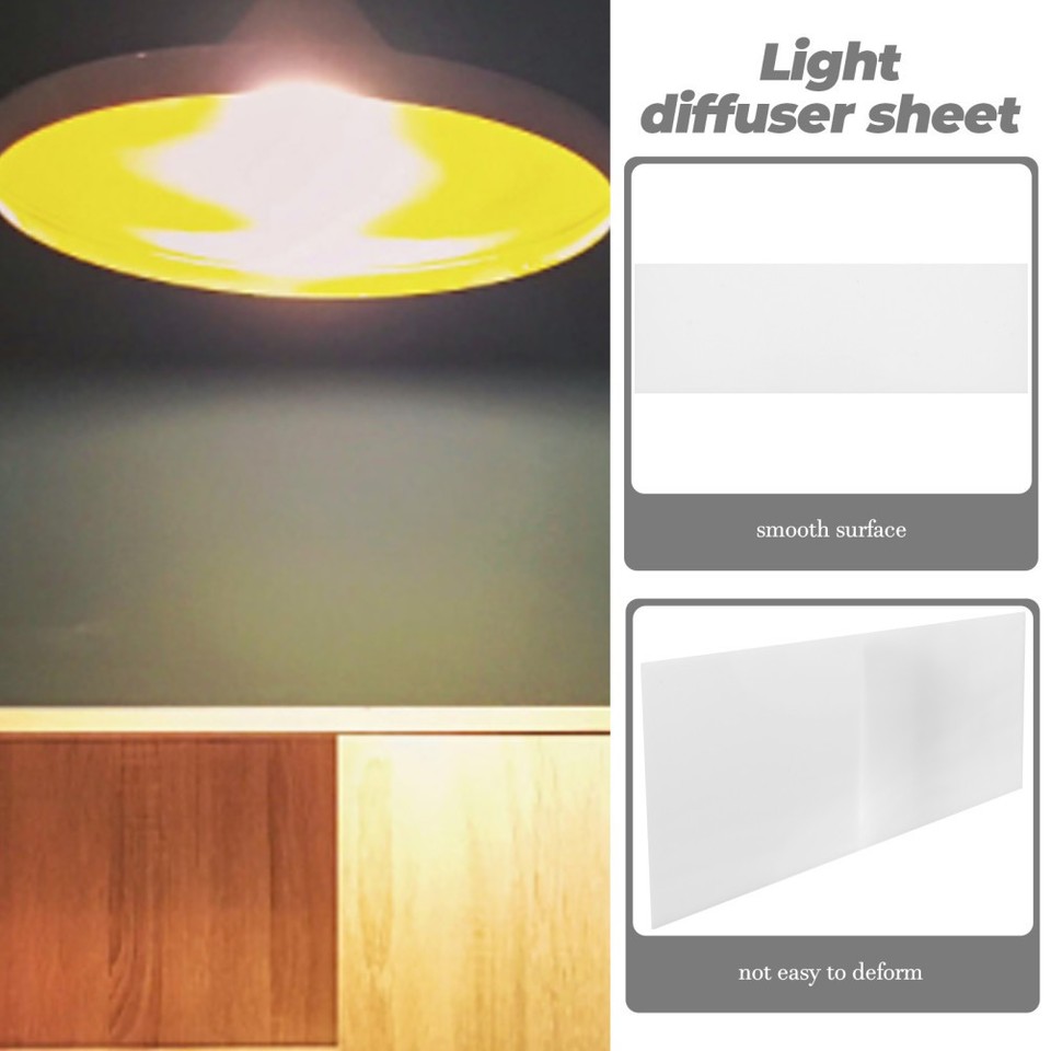 Acrylic Lampshade Board Diffuser for Panel Led Light Shades Ceiling ...