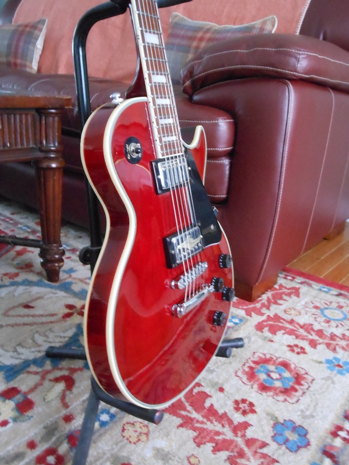 2009 SVK ELP-C400 Les Paul Custom w/ HSC & Upgraded Pickups | eBay