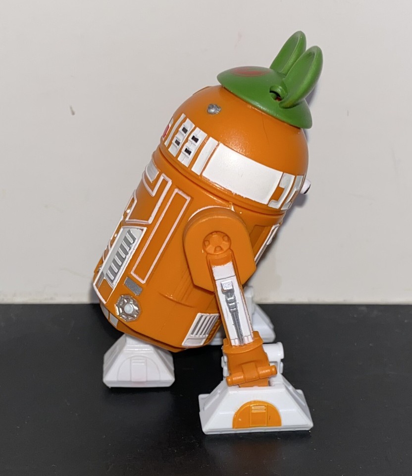 Star Wars Disney Parks Build A Droid Factory R8 Astromech Figure orange ...