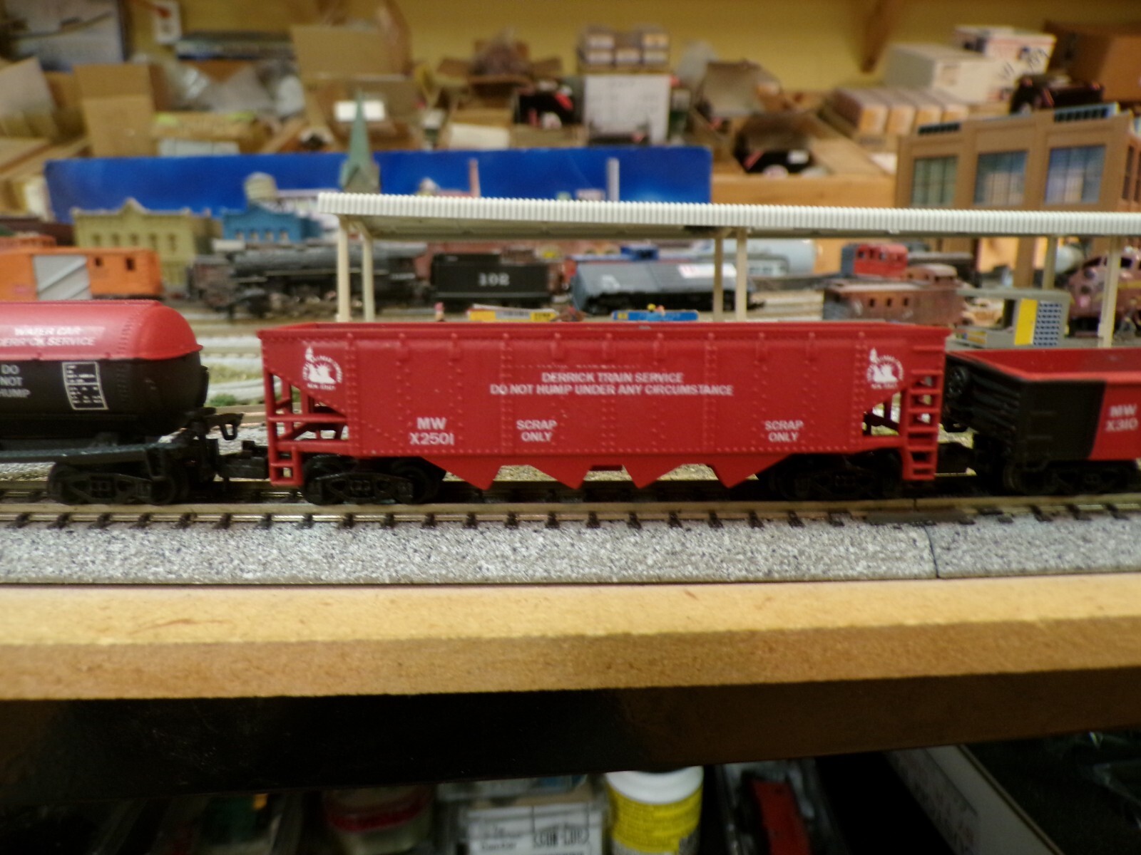 N-Scale custom CENTRAL RAILROAD NEW JERSEY (CNJ) work set | eBay