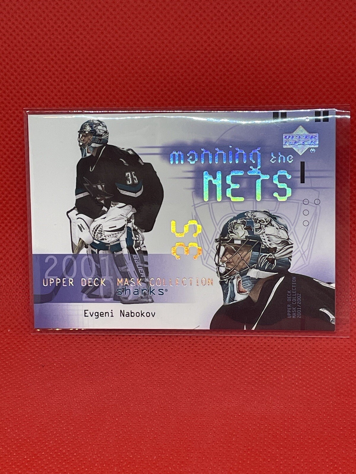 2001-02 Upper Deck MANNING THE NETS # 125 EVGENI NOBOKOV COYOTES | eBay