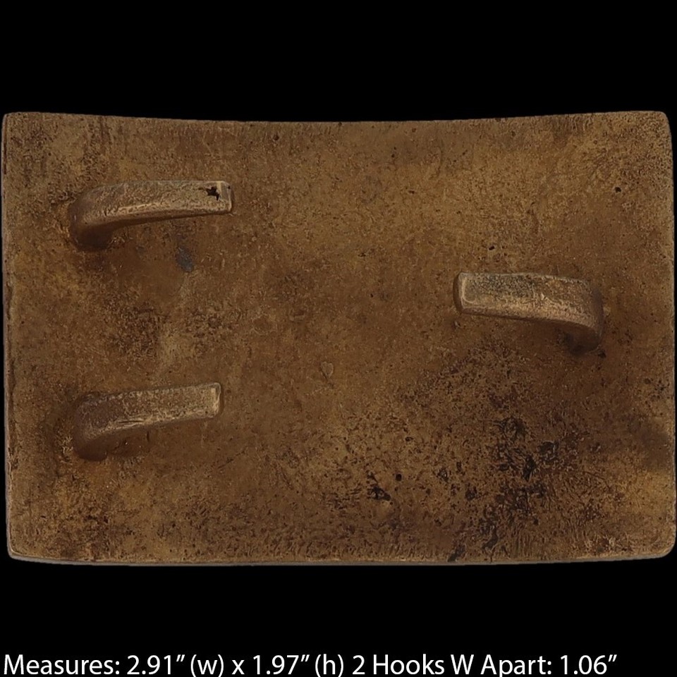 Brass 1851 Pattern Us Civil War Officer Eagle Sword Plate Vintage Belt ...