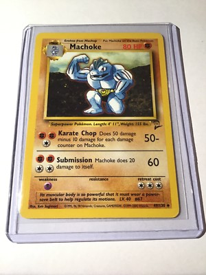 MACHOKE - Base Set 2 - 49/130 - Uncommon - Pokemon Card - Unlimited ...