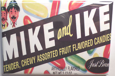 Mike and Ike Vintage Candy Box 2"x3" Fridge or Locker MAGNET Wrapper | eBay