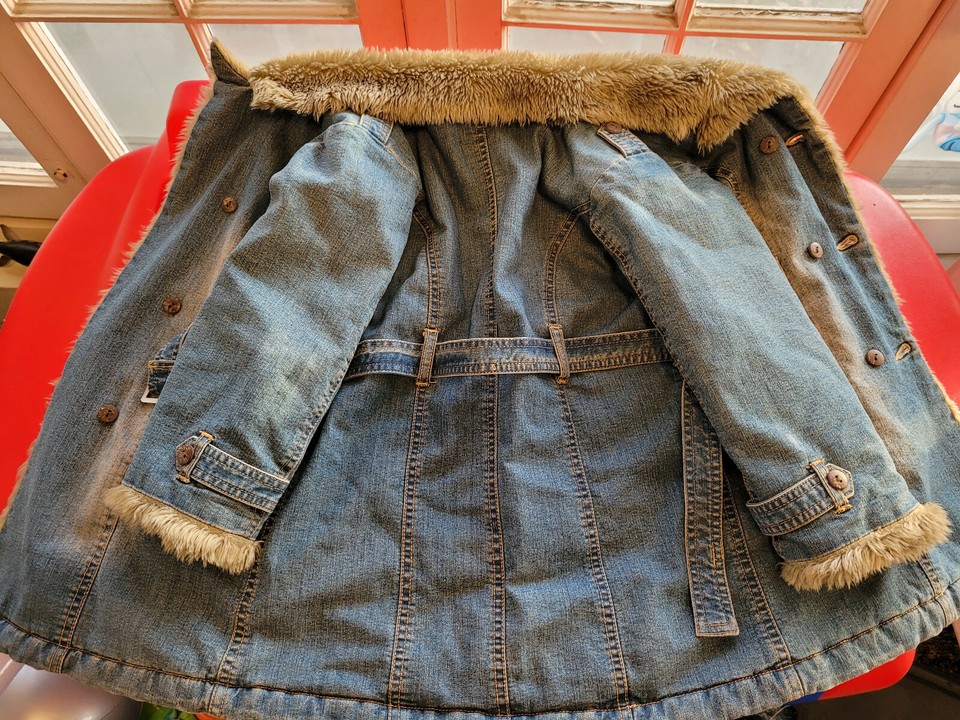 Jaffa Denim and Fur Cowgirl Coat Bought at a Boutique in Sydney ...