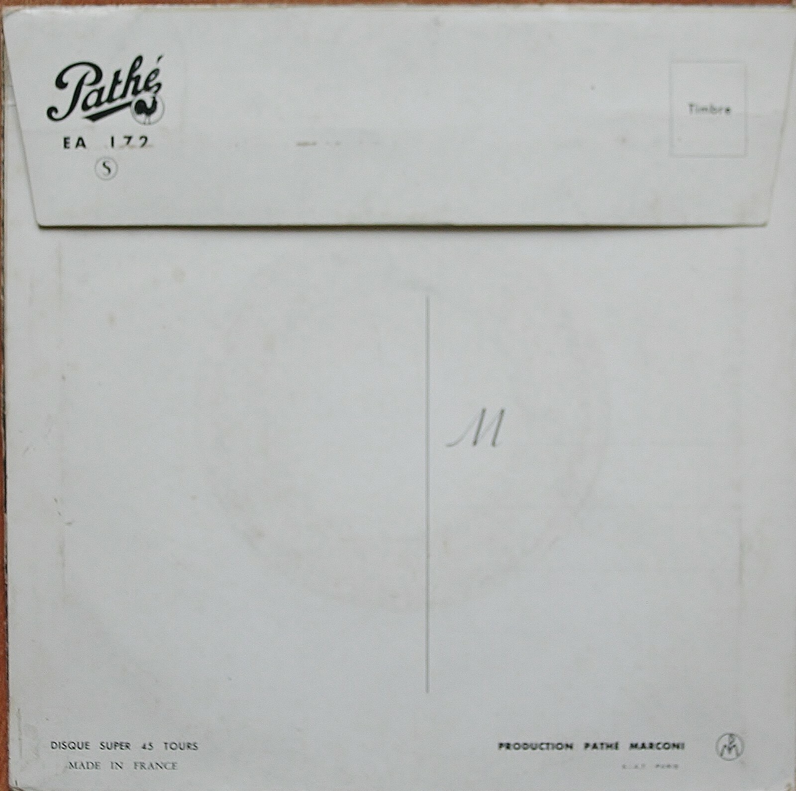 LE MONT SAINT MICHEL DISQUE POSTAL Rare 45T EP PATHE EA 172 Enregistré ...