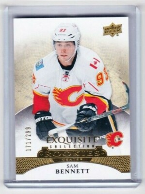 2015 2015-16 UD EXQUISITE SAM BENNETT ROOKIE 171/299 R-29 CALGARY ...