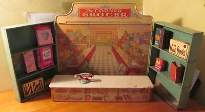 Wolverine The Corner Grocer Tin Foldout 1930s Display, w/ Boxes of Food ...