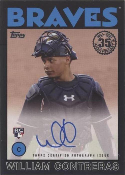 2021 Topps - 1986 Topps Baseball Autographs William Contreras #86A-WIC ...
