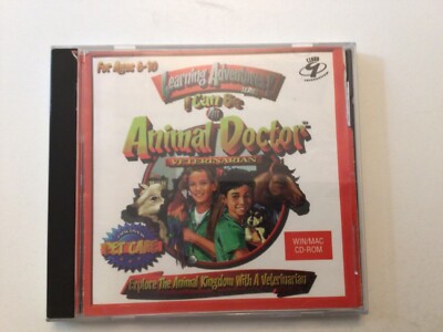 Learning Adventures Series "I Can Be An Animal Doctor" Ages 6-10 CD Rom ...