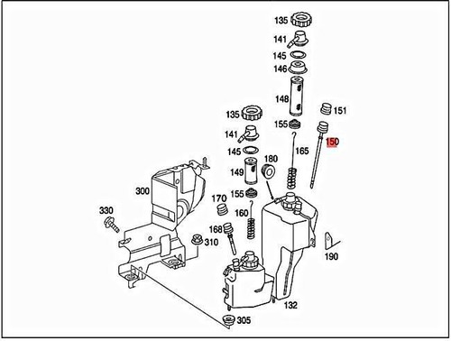 Genuine MERCEDES C215 R230 W220 S-CLASS W220 Coupe C215 Housing ...