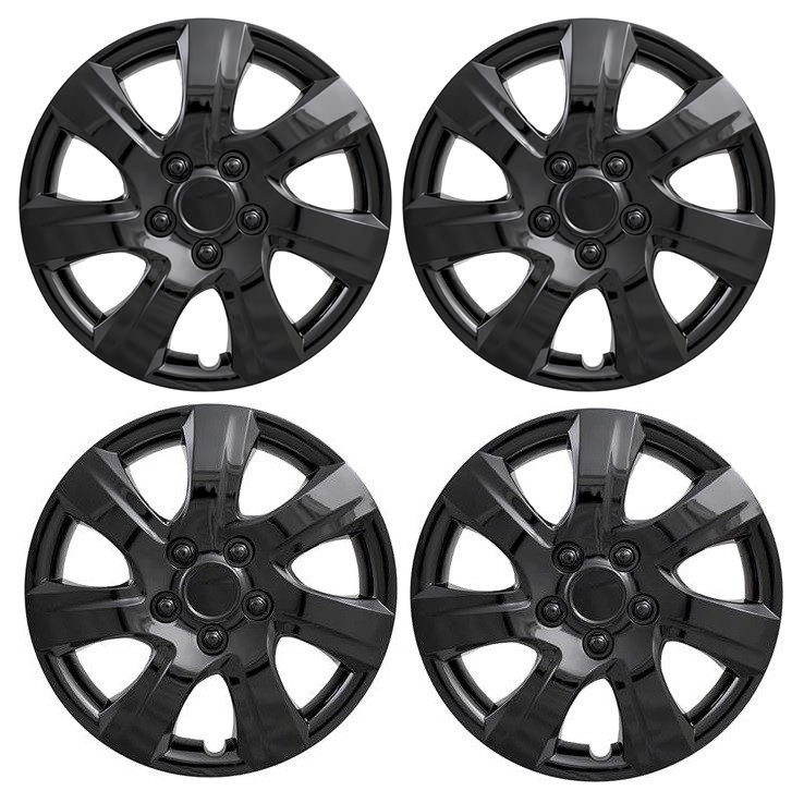 NEW Gloss BLACK 16" Hubcaps Wheelcover SET for 2010-2015 Mazda 3 | eBay