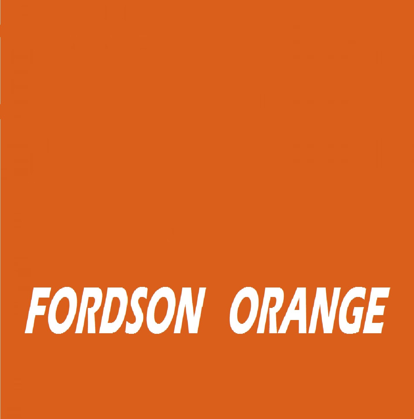 FORDSON WHEEL ORANGE RAL2149 Agricultural Tractor Machinery Enamel ...